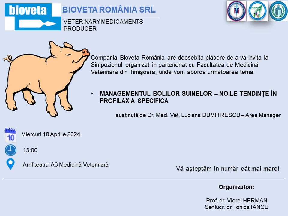 Bioveta Romania continues its successful cooperation with the Faculty ...